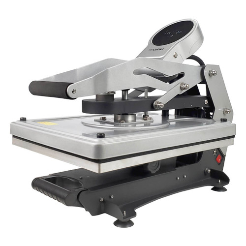 16 x 2 Auto Open Heat Press with Pull Out Tray and Digital Display 110V ...