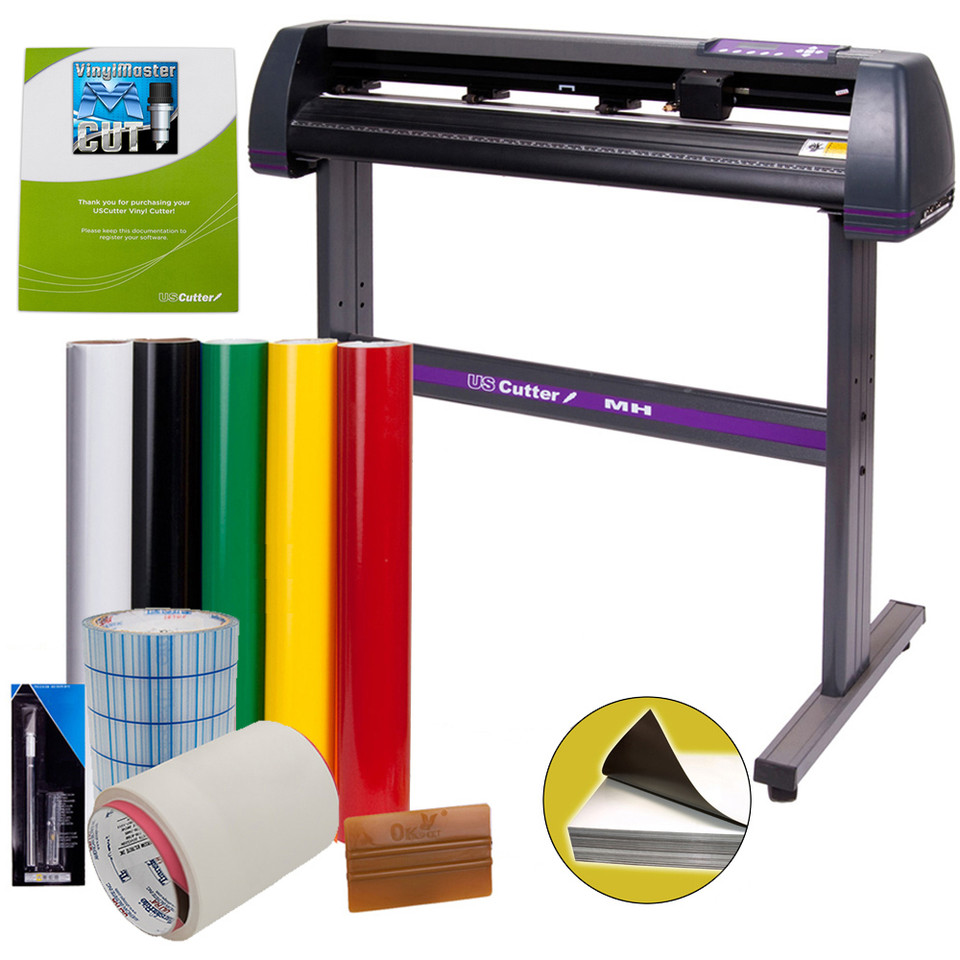 34" MH 871 Vinyl Cutter Value Kit w/ VinylMaster Design & Cut Software ...