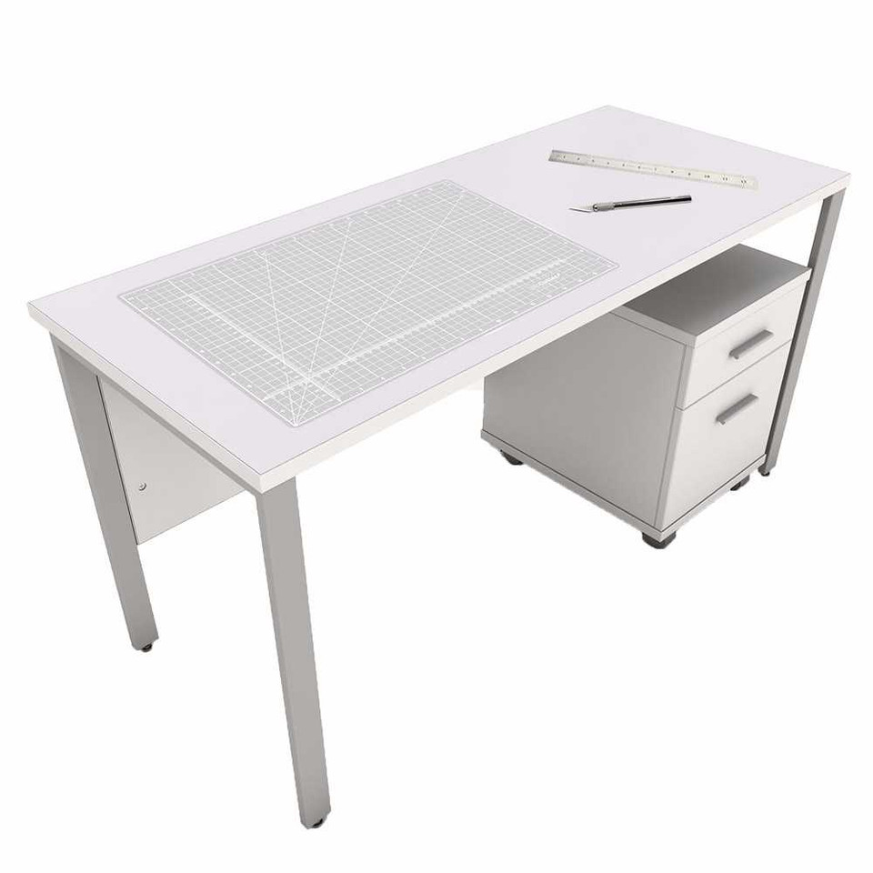 White Cutting Mat, Self Healing Pearl White Cutting Mat for Crafts