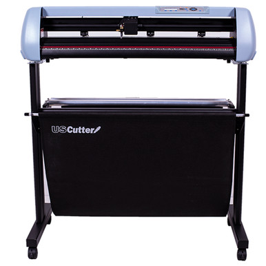 Refurbished 34" SC2 Vinyl Cutter with Stand and Catch Basket - USCutter