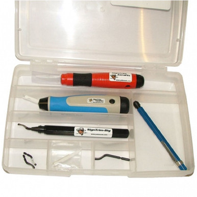 Yellotools SignTrim Set of Sign Trimming, Finishing, and Deburring Tools