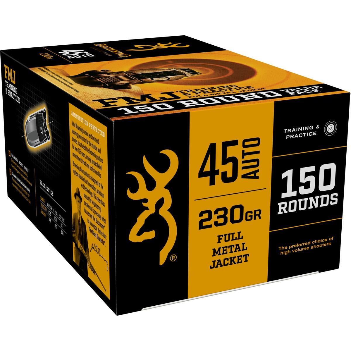 Browning FMJ 45 ACP 230 Gr FMJ #B191800455 - GameMasters Outdoors