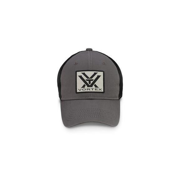 Vortex Patch Logo Cap - Pewter #220-34-CHR - GameMasters Outdoors