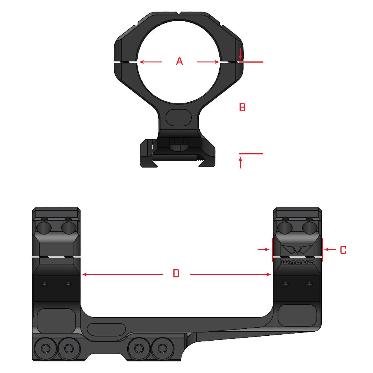 Warne Skyline Precision Cantilever Mount - 30mm 20MOA #7818-20MOA ...