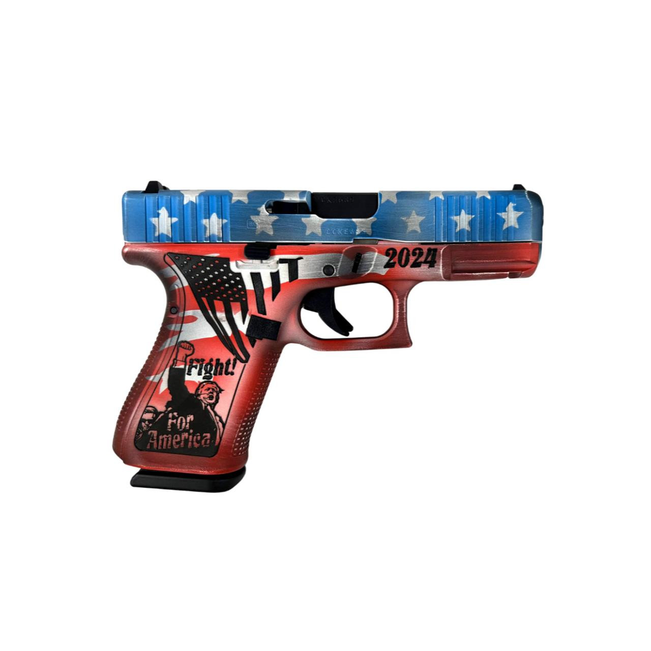 Glock 19 Gen5 Trump Distressed RWB - GameMasters Outdoors