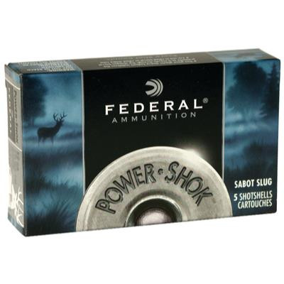 Federal Power-Shok 20 Gauge 2.75 Inch Lead Sabot Slugs - GameMasters ...