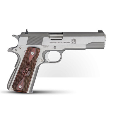 Springfield 1911 Mil-Spec .45 ACP Handgun - Stainless #PB9151L ...