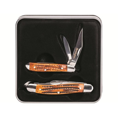 Remington Hardwoods Haven Gift Tin Combo Pocket Knives #15692 ...