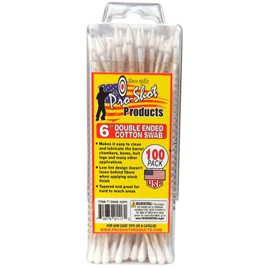Pro Shot Double Ended Swab 100 Count #TT-SWAB-100 - GameMasters Outdoors