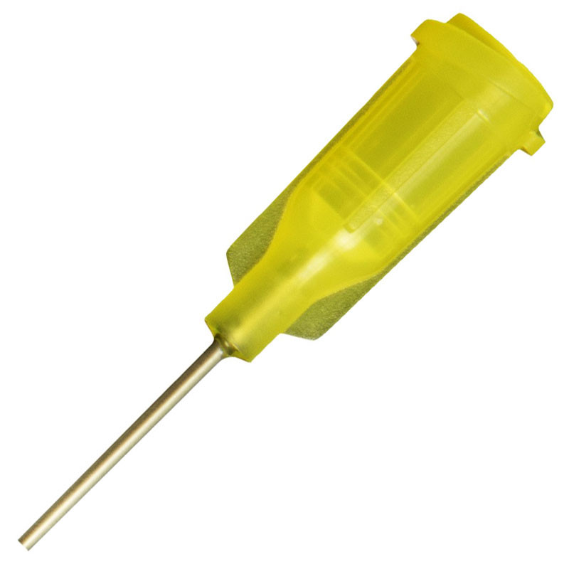Blunt Tip Dispensing Fill Needles 20ga x 0.5" Yellow