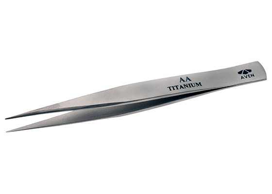 Aven 18013TT Titanium Style AA Precision Tweezers