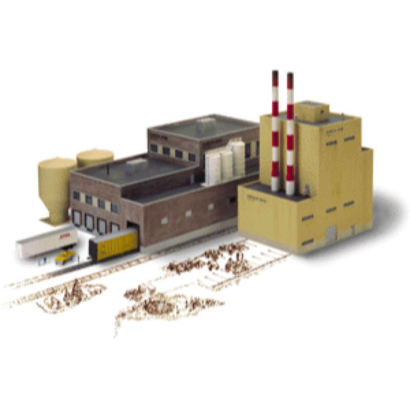 Woodland Scenics 1485 - Town & Factory Building Set - (13) N Scale Kits ...