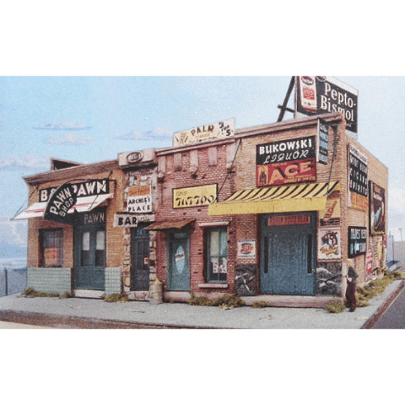 Downtown Deco 1000 - Addams Avenue Part I - HO Scale Kit - Midwest ...