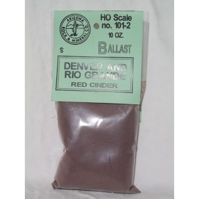 Arizona Rock and Mineral 1012 - Red Cinder Ballast - HO Scale - Midwest ...