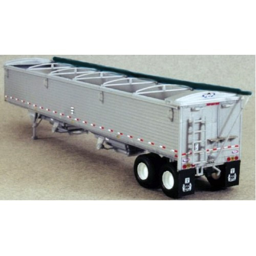 Lonestar Models 6000 - Wilson 43' Pacesetter Grain Trailer Silver w ...