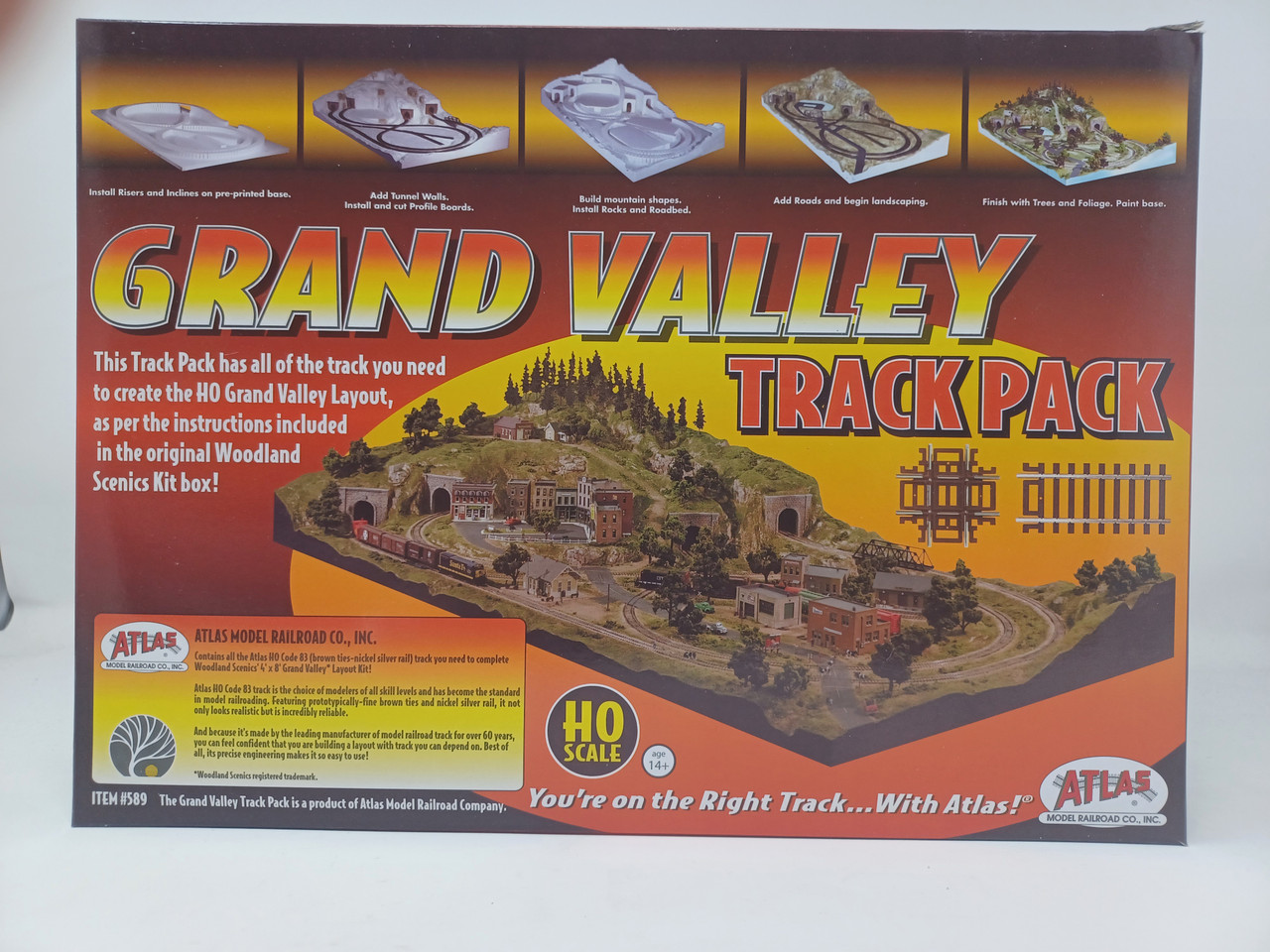 Atlas 589 - Grand Valley Track Pack for Woodland Scenics Grand Valley ...