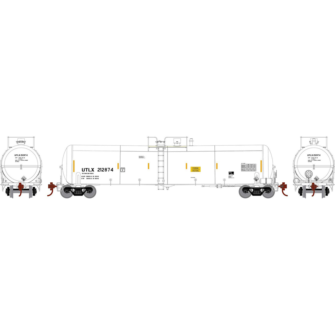 Athearn 18028 30 000 Gallon Ethanol Tanker Union Tank Car Co UTLX athearn-18028-30-000-gallon-ethanol-tanker-union-tank-car-co-utlx