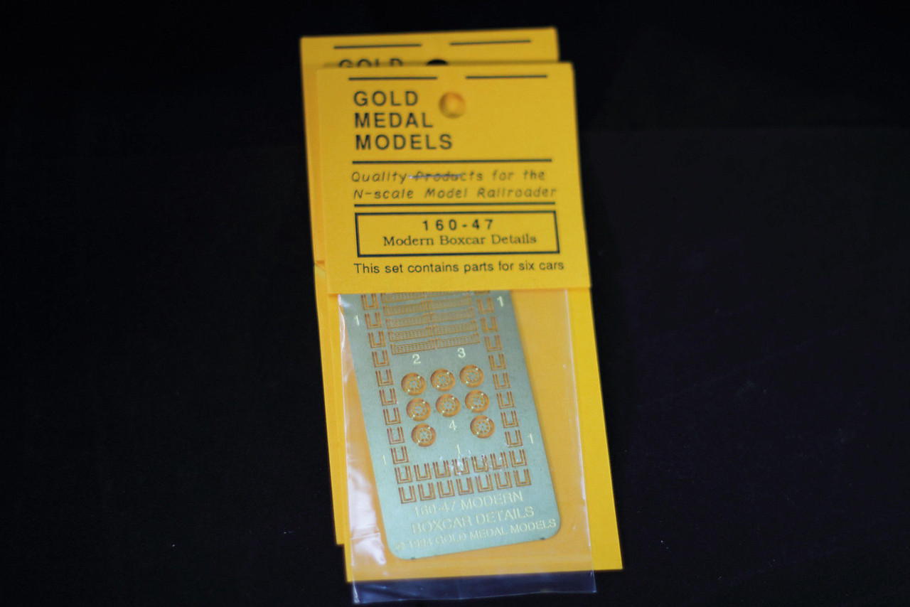 Gold Medal Models 160-47 - Modern Box Car Detail Set - N Scale ...