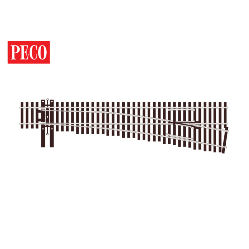 PECO SL-U8363 - Code 83 Double Slip #6 Switch (Unifrog) - HO Scale ...