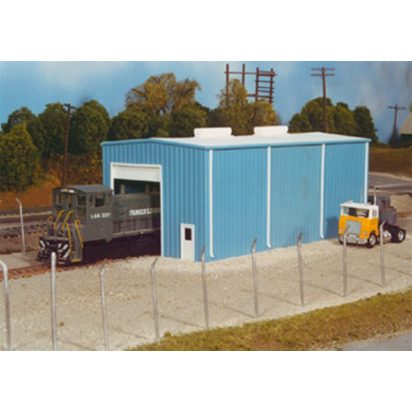 Pikestuff 541-5000 - Small Enginehouse - HO Scale Kit - Midwest Model ...