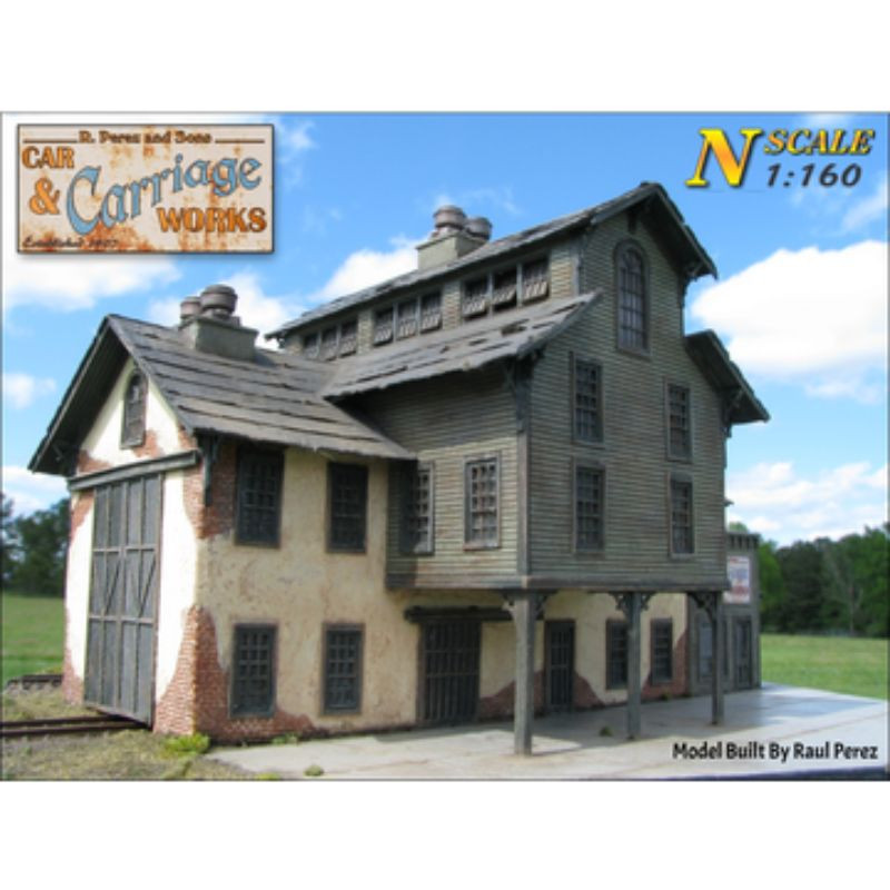 N Scale Laser Cut Structure Kits | Midwest Model Railroad