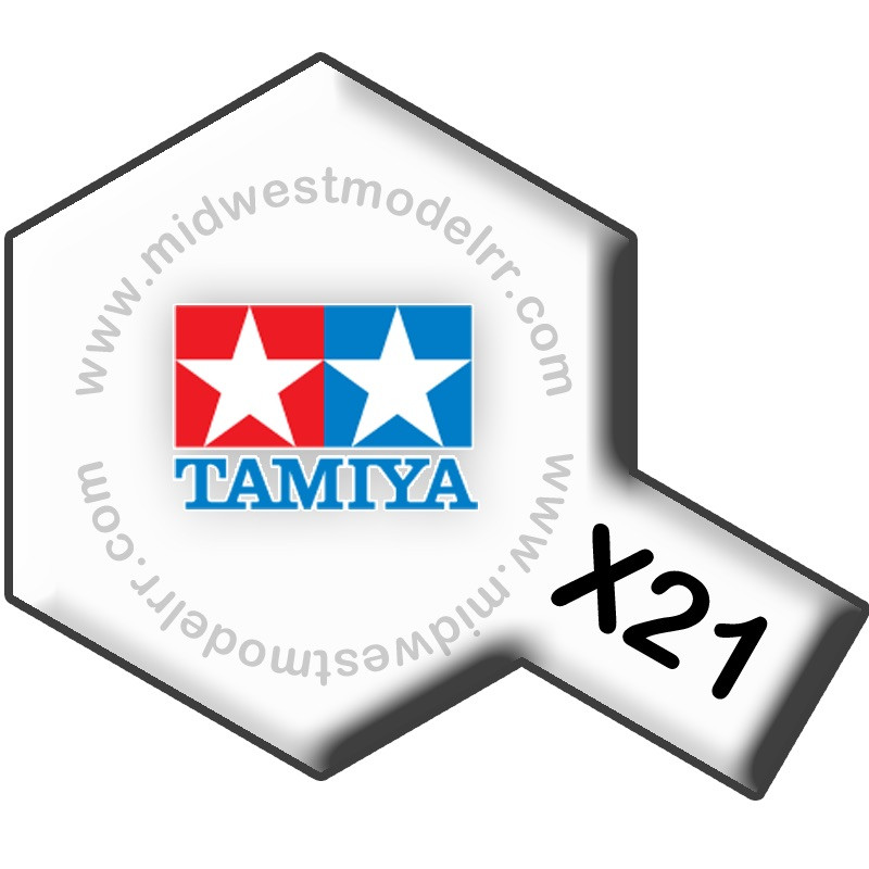 Tamiya 81021 - X21 Flat Base 23ml - Midwest Model Railroad