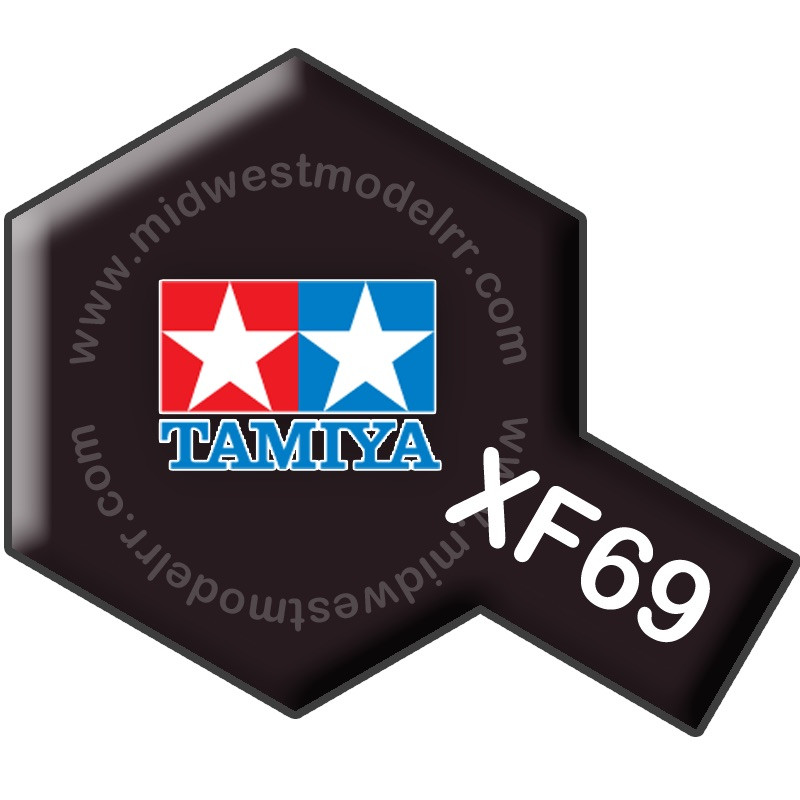 Tamiya 81369 - XF69 Nato Black 23ml - Midwest Model Railroad