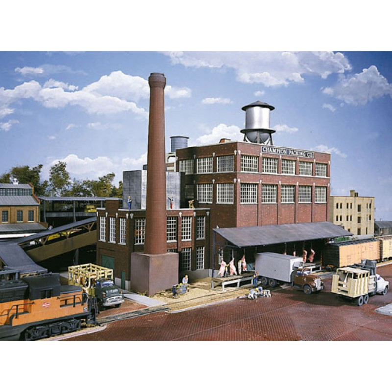 Walthers Cornerstone 933-3048 - Champion Packing Plant - HO Scale Kit ...