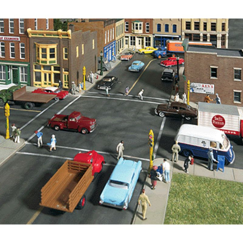 Walthers Cornerstone 933-3194 - Asphalt Street System - Complete Set ...