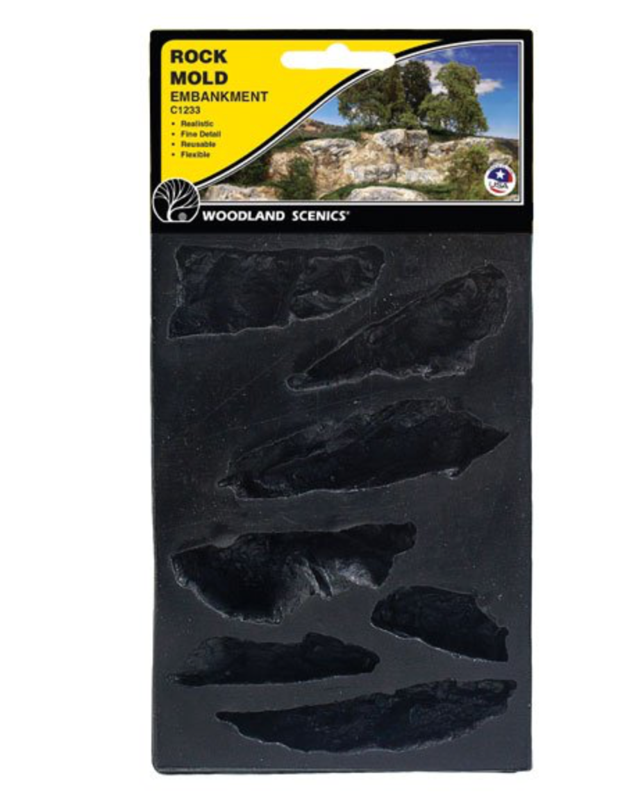 Woodland Scenics C1233 - Embankments Rock Mold - Midwest Model Railroad