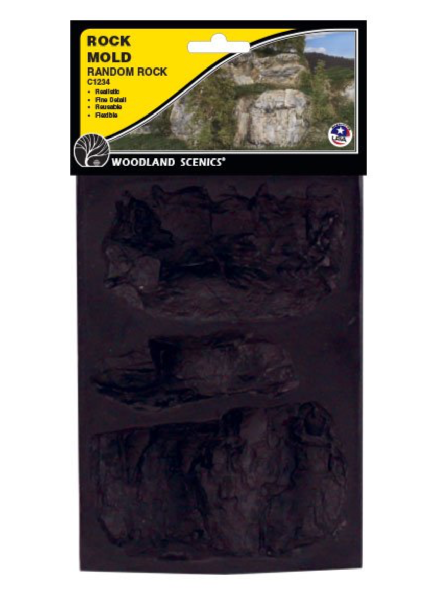Woodland Scenics C1234 - Random Rock Mold - Midwest Model Railroad