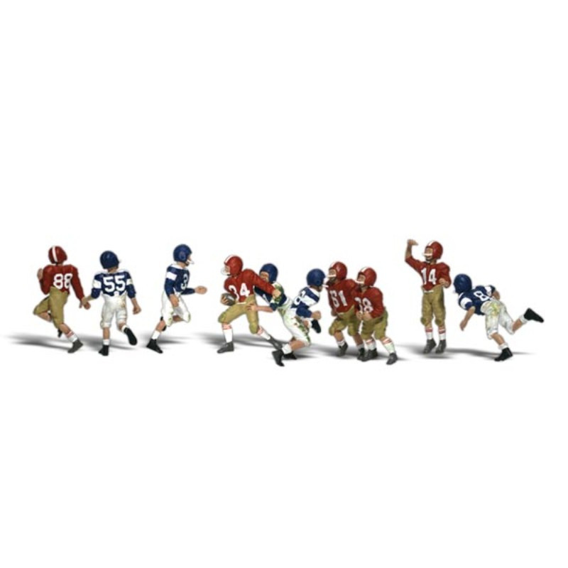 Woodland Scenics A1895 - Youth Football Players- HO Scale - Midwest ...