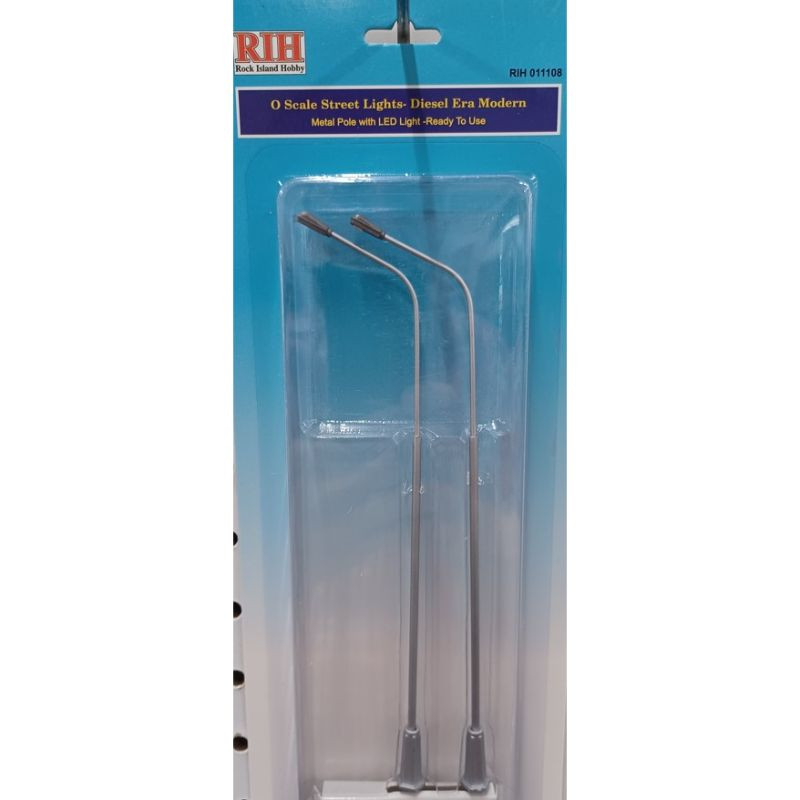 Rock Island Hobby 011108 - Street Lights- Diesel Era Modern - O Scale ...