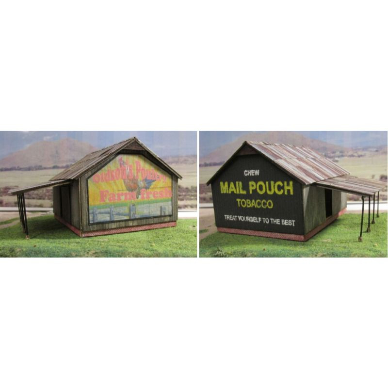 Phoenix Model Buildings 2070 - Olsen Poultry - HO Scale Kit - Midwest ...