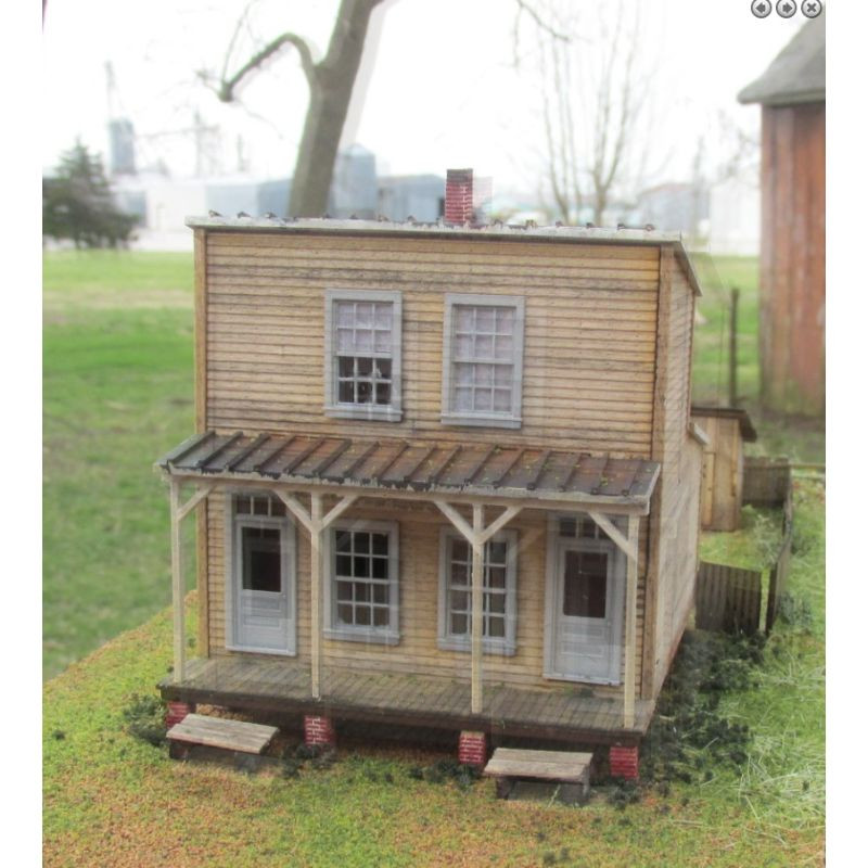 Phoenix Model Buildings 2084 - Company house 31 - HO Scale Kit ...