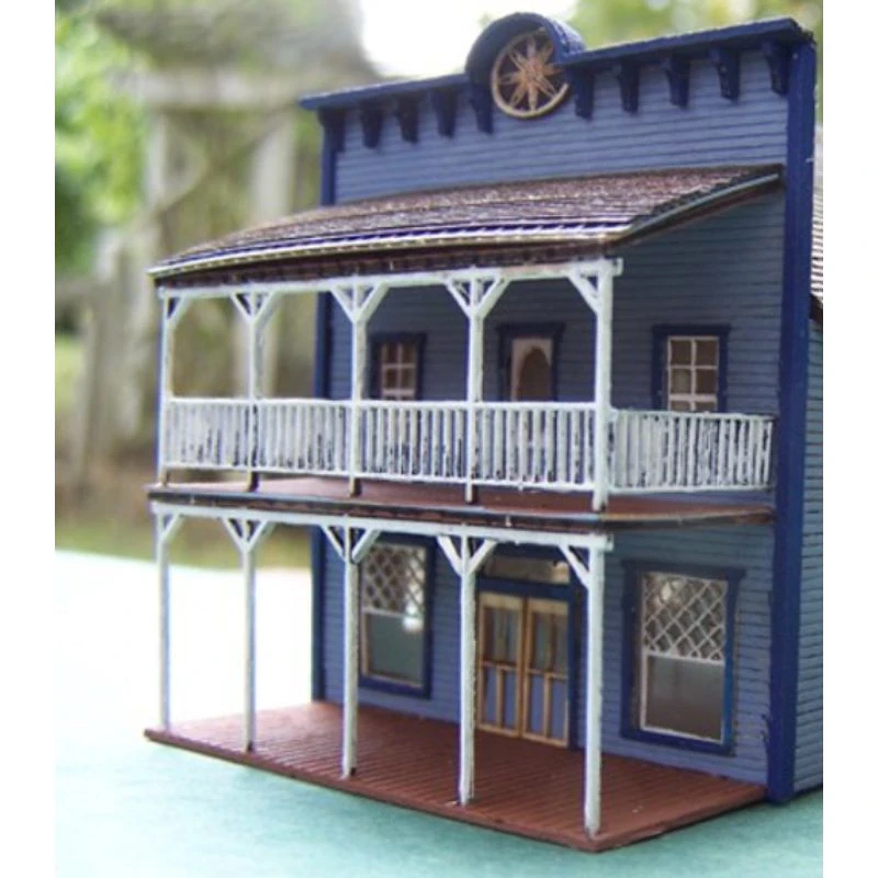 Phoenix Model Buildings 2122 - 1880s Gem Hotel - Zelda's B&B Facade ...