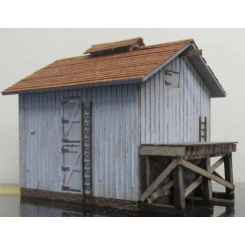 Phoenix Model Buildings 3072 - Small Ice House - N Scale Kit - Midwest ...
