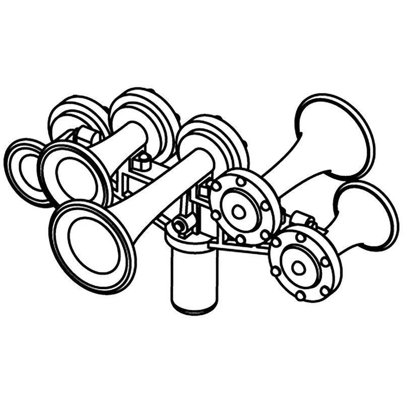 Athearn 02031 - Horn Nathan AirChime K5LAR24 (3) - HO Scale - Midwest ...