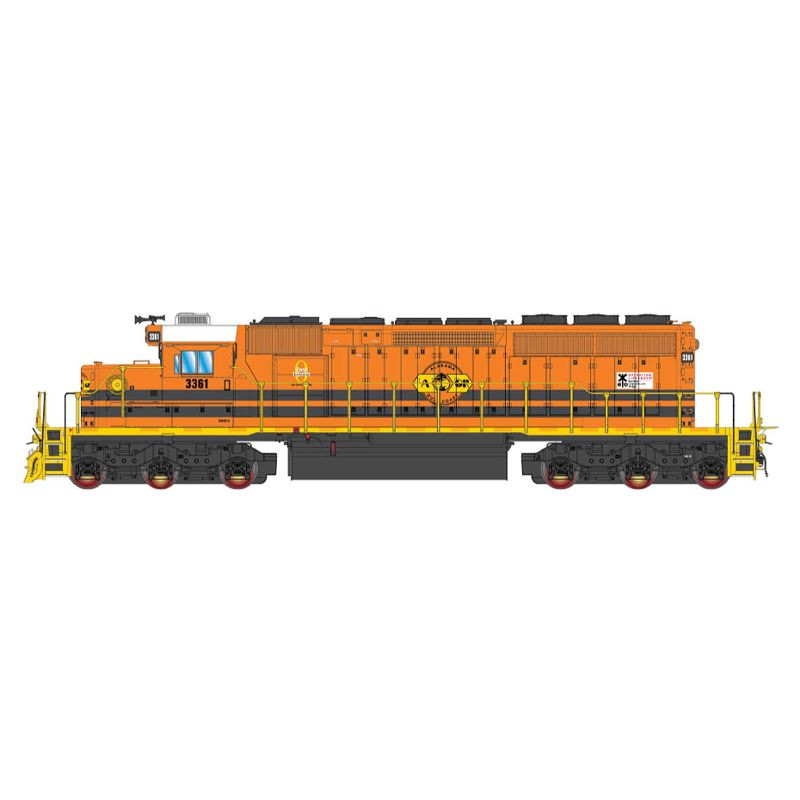 Pre-Order - InterMountain 49392(S)-1 - EMD SD40-2 w/ LokSound 5 Sound ...