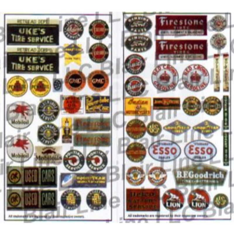 Blair Line 041 - Storefront & Advertising Signs - Oil & Automotive - N ...