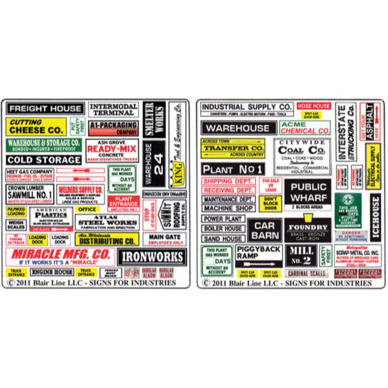 Blair Line 055 - Storefront & Advertising Signs - Industrial ...