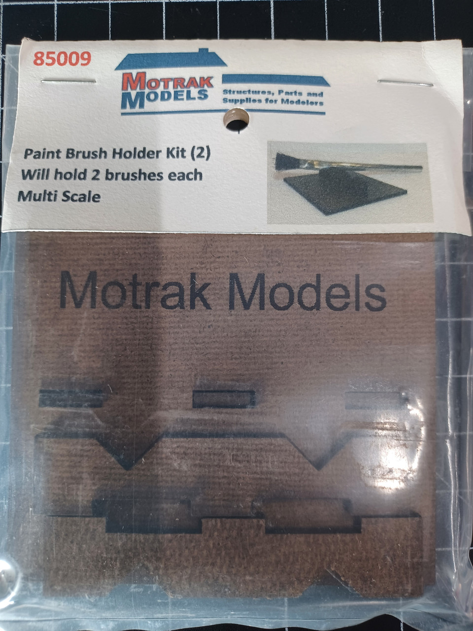 Motrak Models 85009 - Paint Brush Holder 2pk - Midwest Model Railroad