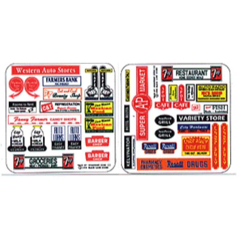 Blair Line 158 - Storefront & Advertising Signs - Main Street ...