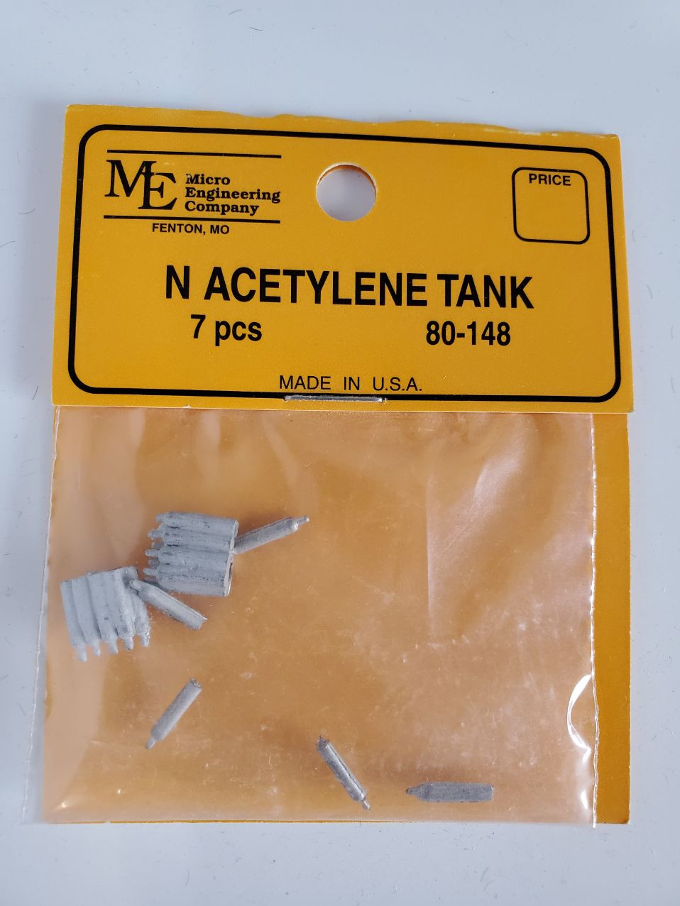 Micro Engineering 80-148 - N Acetylene Tanks (21 tanks) - Midwest Model ...