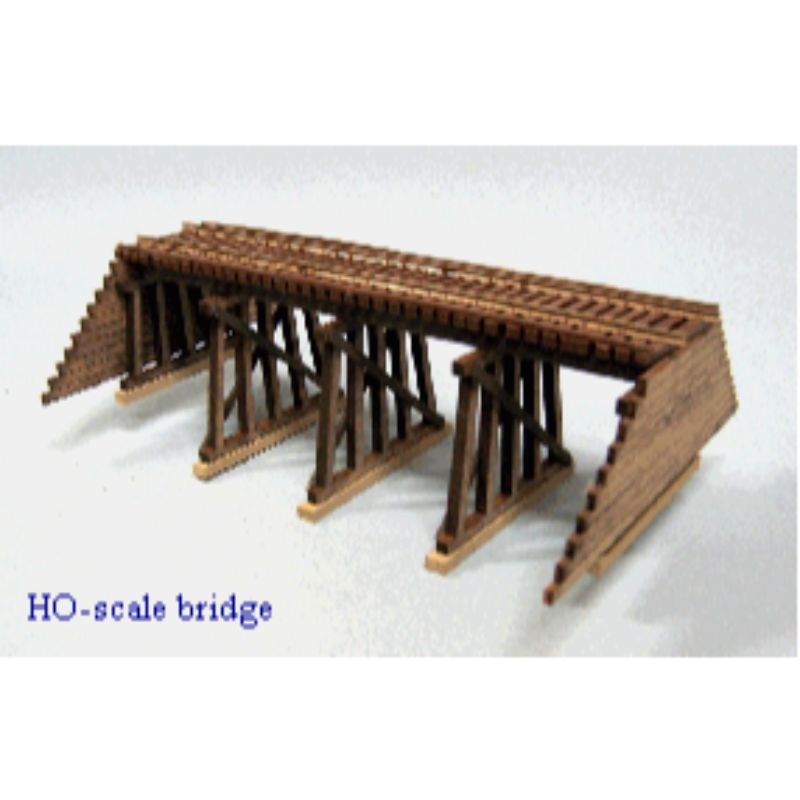 Blair Line 171 - Pile & Frame Trestle - Laser-Cut Kit - 6 x 2" High 15. ...
