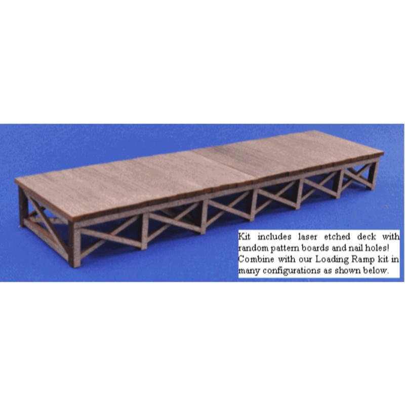 Blair Line 172 - Laser-Cut Wood Kit - Loading Dock - 5-3/4 x 1-1/2" 14. ...