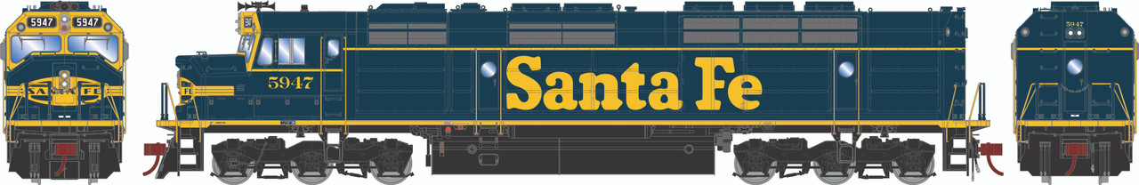 PRE-ORDER - Athearn Genesis 18277 - EMD FP45 Atchison, Topeka and Santa Fe (ATSF) 5947 - HO ...