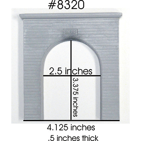 Chooch Enterprises 8320 - Single Concrete Tunnel Portal - HO Scale ...