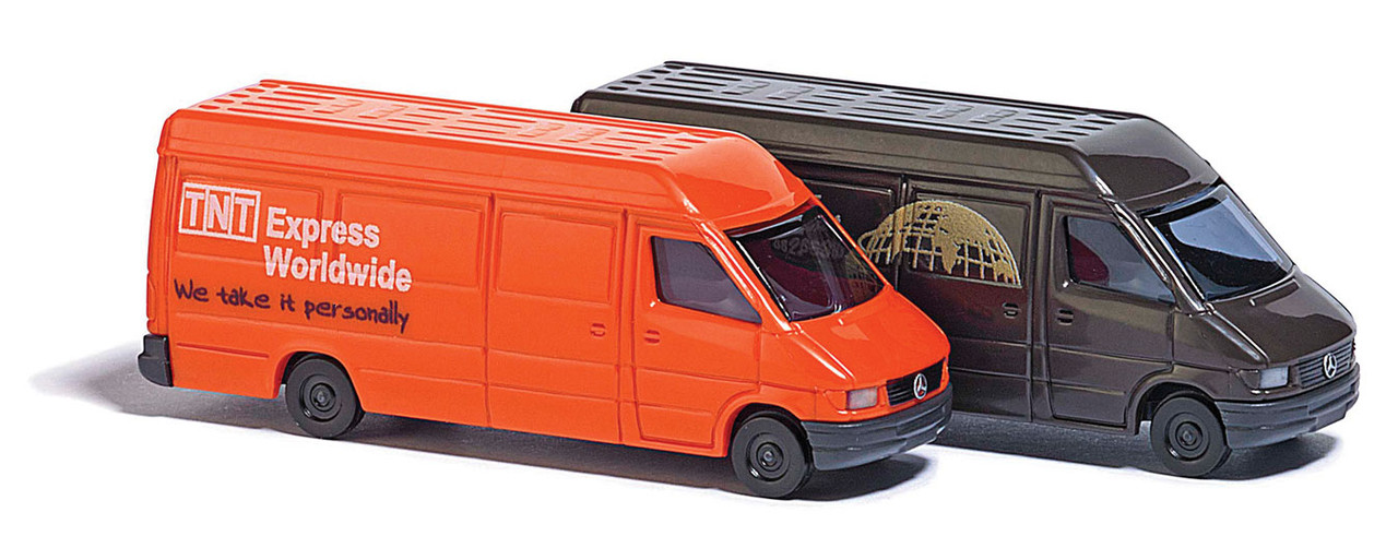 Busch 8338 - Mercedes-Benz Sprinter Cargo Van 2-Pack - Assembled - N ...