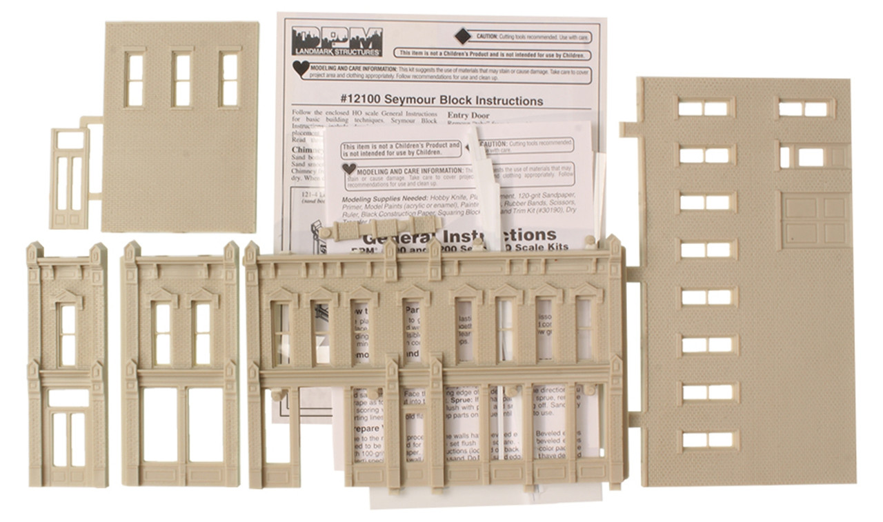 Design Preservation Models (DPM) 12100 - Seymour Block - HO Scale Kit ...